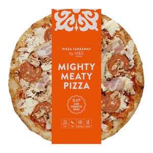 M&S Mighty Meaty Woodfired & Stonebaked Pizza - Ocado