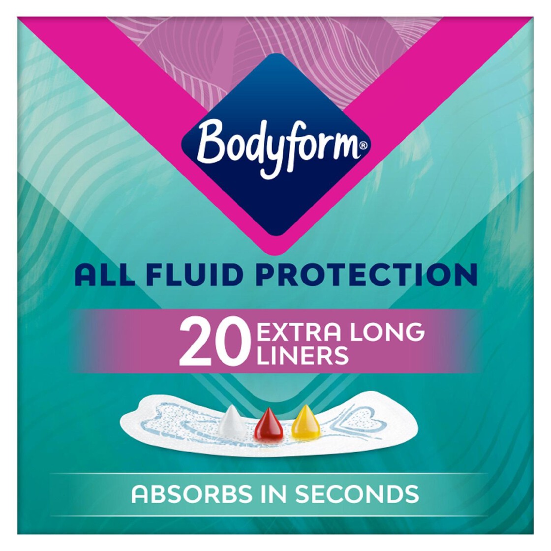 Bodyform Dailies All Fluid XL Panty Liners - Ocado