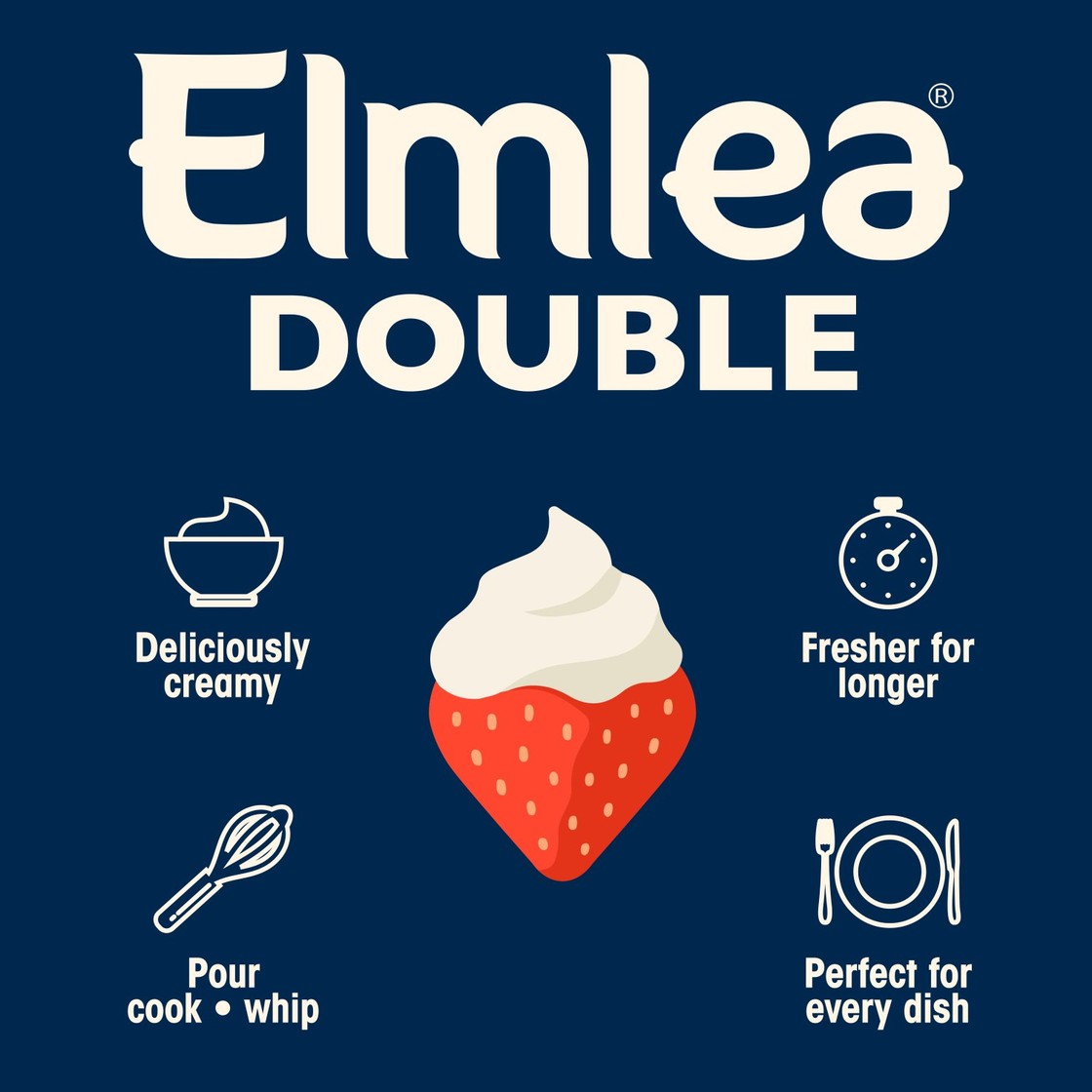 Elmlea Double Alternative to Cream - Ocado
