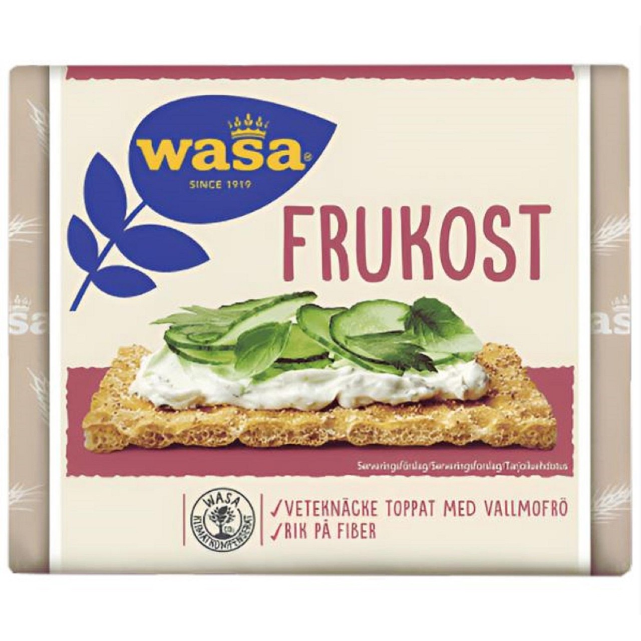 Wasa Frukost Wheat Crispbread with Poppy Seed - Ocado
