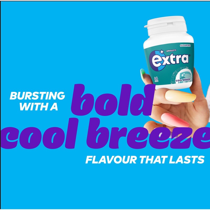Extra Cool Breeze Sugarfree Chewing Gum Bottle - Ocado