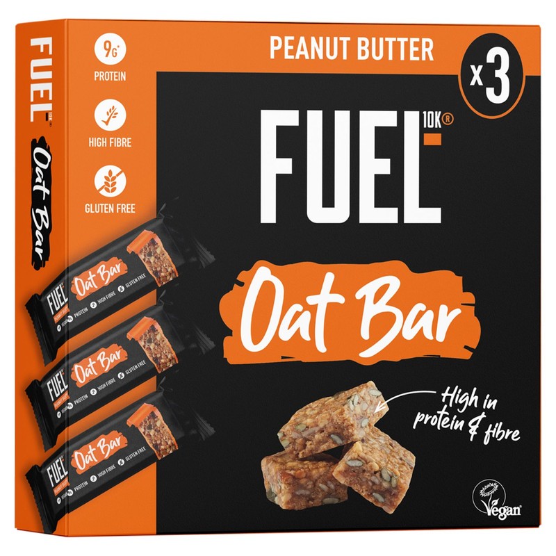 FUEL 10K Peanut Butter Protein Cereal Oat Bars - Ocado