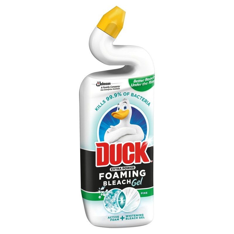 Duck Foaming Bleach Gel Toilet Liquid Cleaner Pine - Ocado
