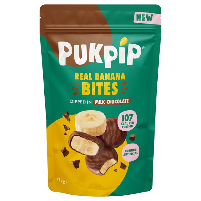 Pukpip Banana Bites Dipped In Milk Chocolate - Ocado