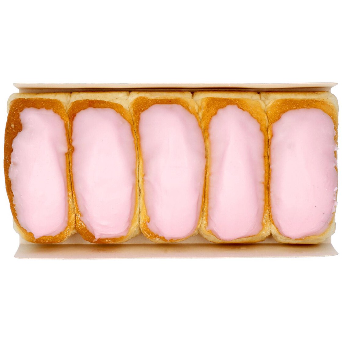 M&S Iced Raspberry Soft Buns - Ocado