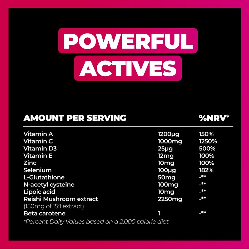 Tonic Health Daily Immunity Raspberry Effervescent tablets - Ocado