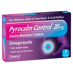 Pyrocalm Control Omeprazole Heartburn Tablets - Ocado