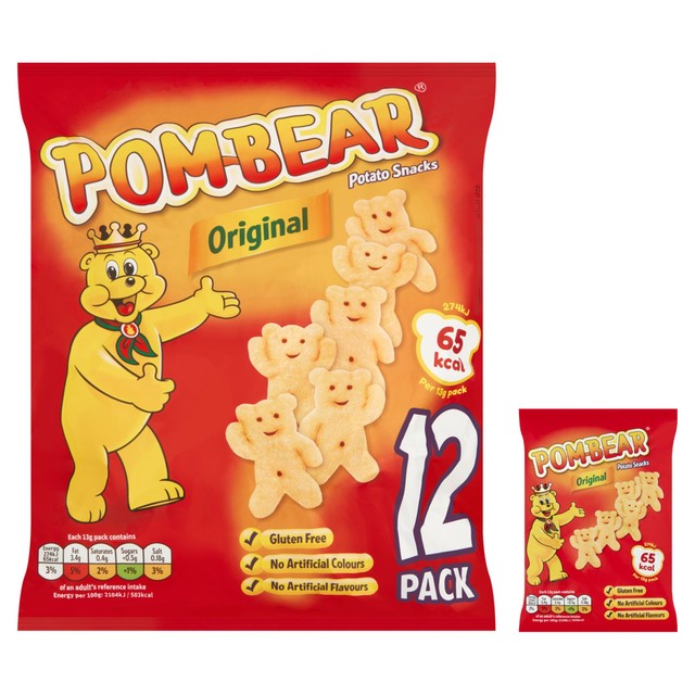 Pom-Bear Original Multipack Crisps - Ocado