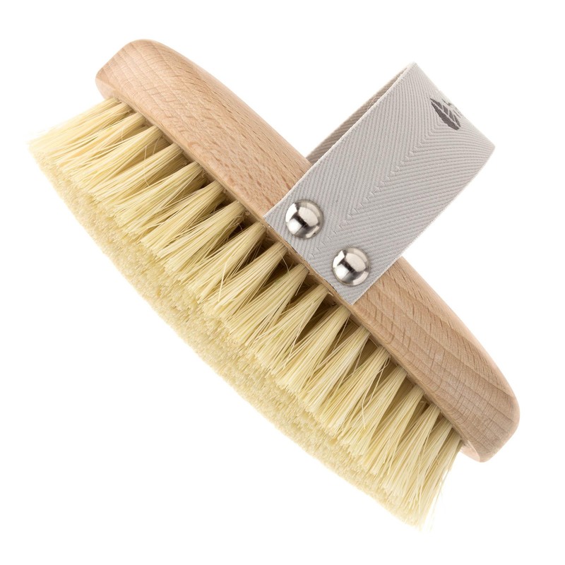 Hydrea London Dry Skin Body Brush with Cactus Bristle, Hard Strength ...