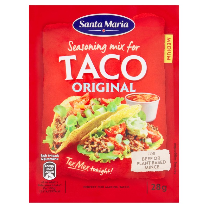 Santa Maria Taco Seasoning Mix - Ocado