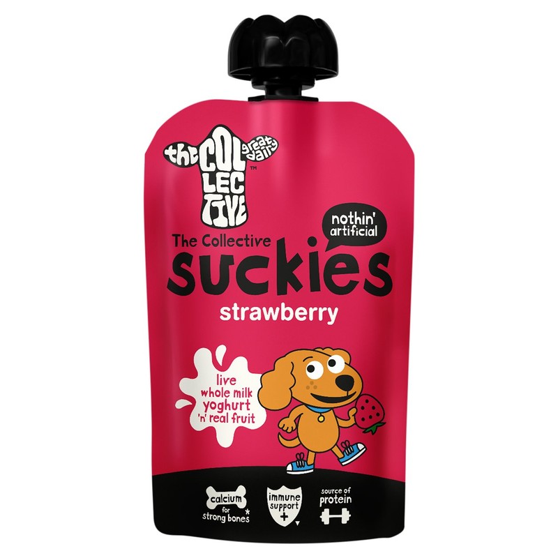 The Collective Suckies Strawberry Yoghurt - Ocado