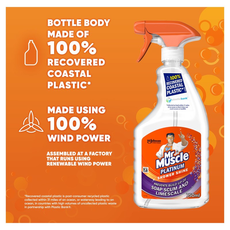 Mr Muscle Platinum Shower Shine Spray - Ocado