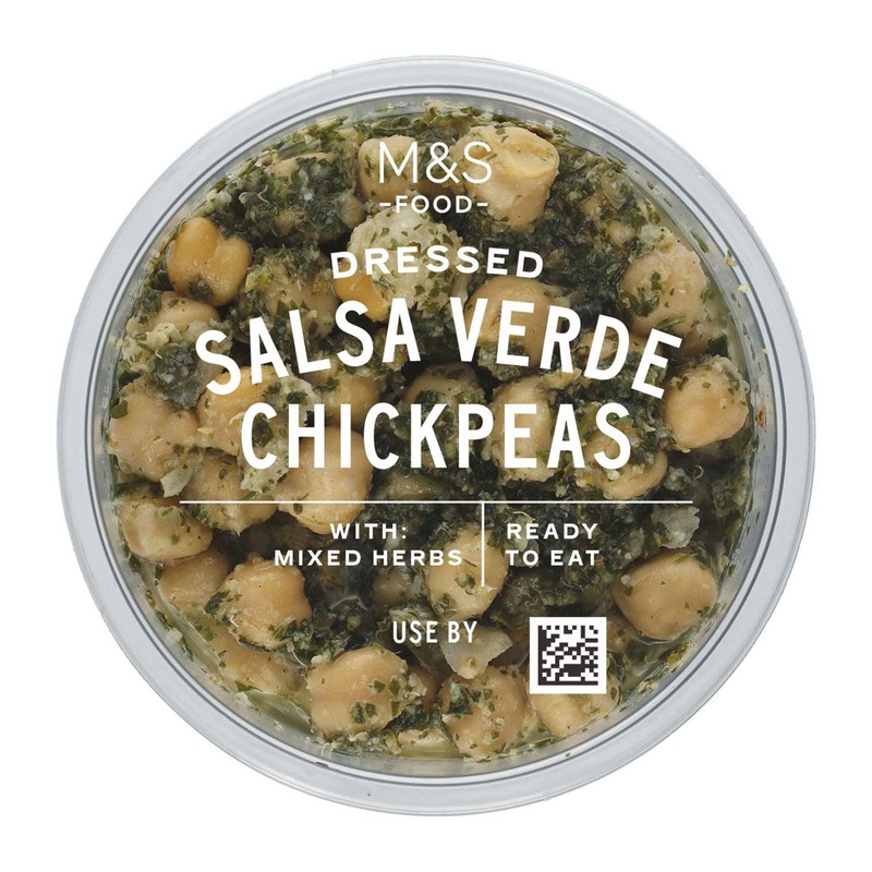 M&S Dressed Salsa Verde Chickpeas - Ocado