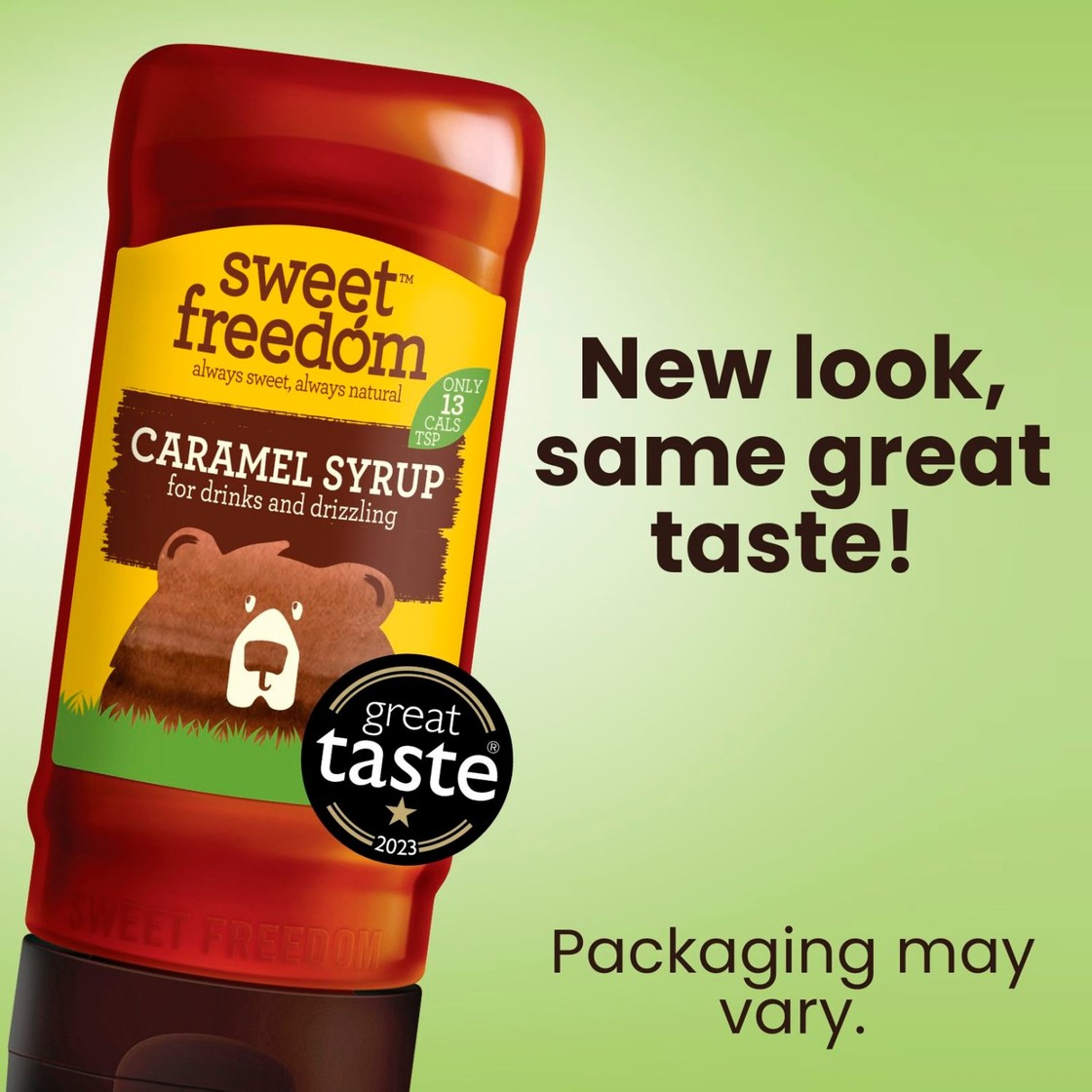 Sweet Freedom Caramel Flavoured Syrup - Ocado