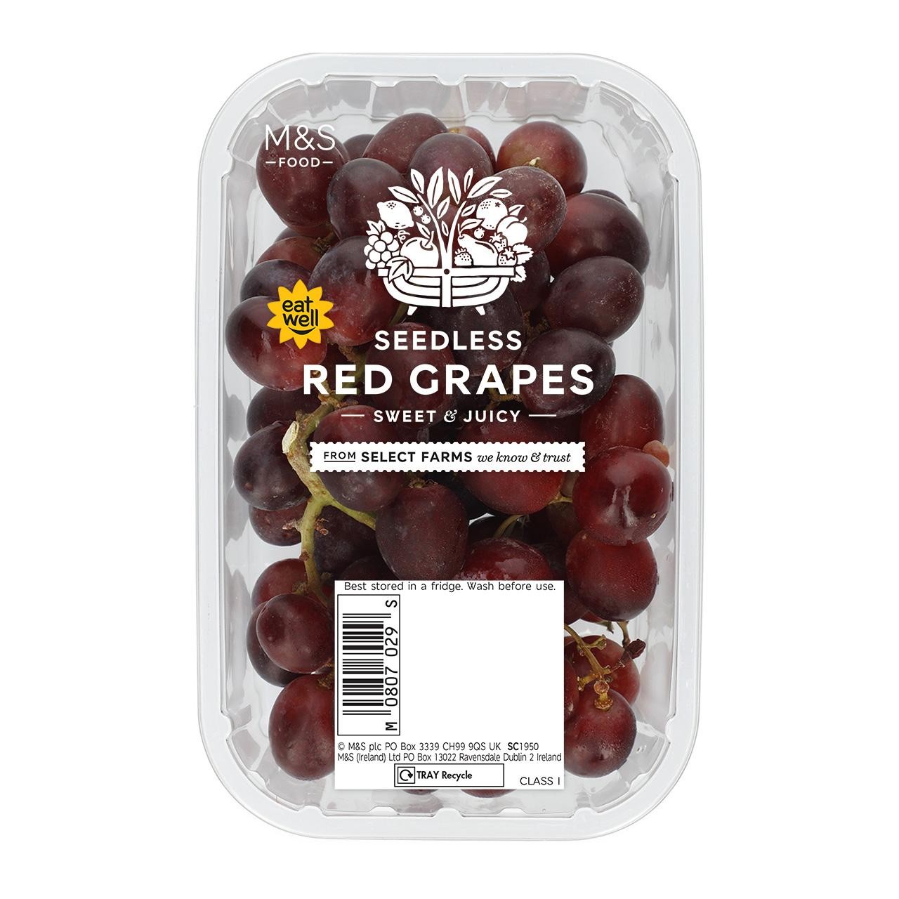 M&S Seedless Red Grapes - Ocado