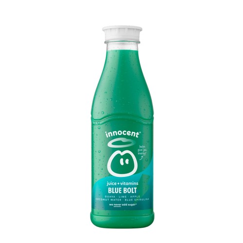 Innocent Plus Blue Bolt, Guava & Lime Juice with Vitamins - Ocado