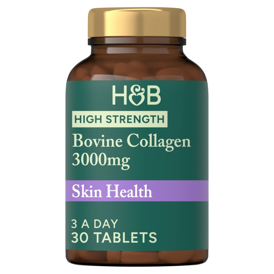 Holland & Barrett Bovine Collagen 3000mg Tablets - Ocado