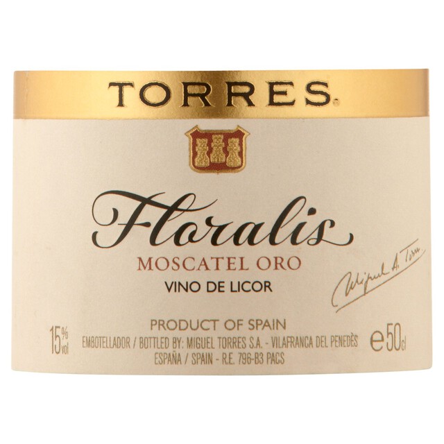 Torres Floralis Moscatel Oro - Ocado
