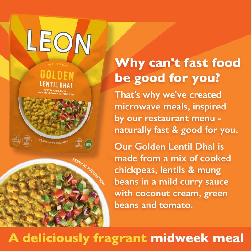 LEON Golden Lentil Dhal - Ocado