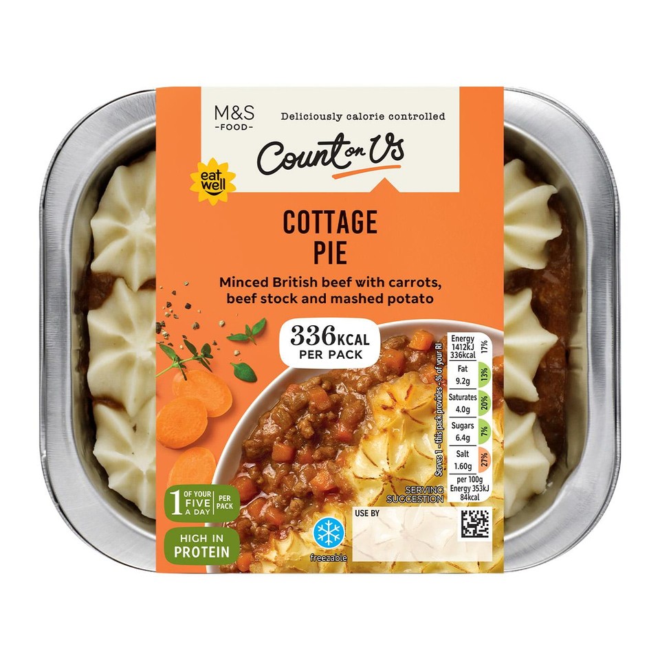 M&S Count On Us Cottage Pie - Ocado