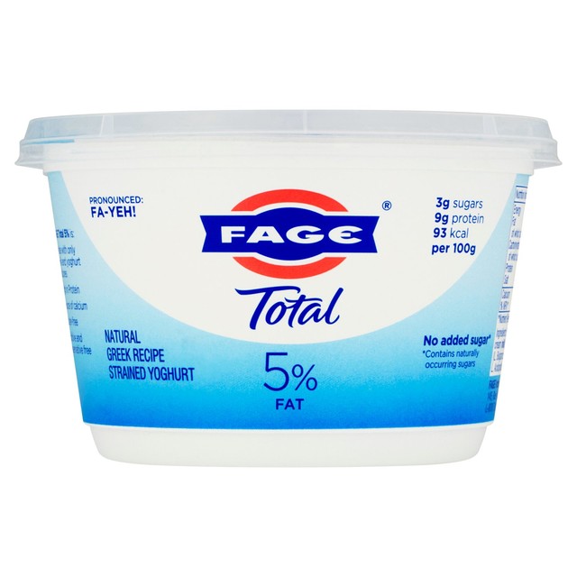 Fage Total 5% Fat Natural Greek Recipe Strained Yoghurt - Ocado