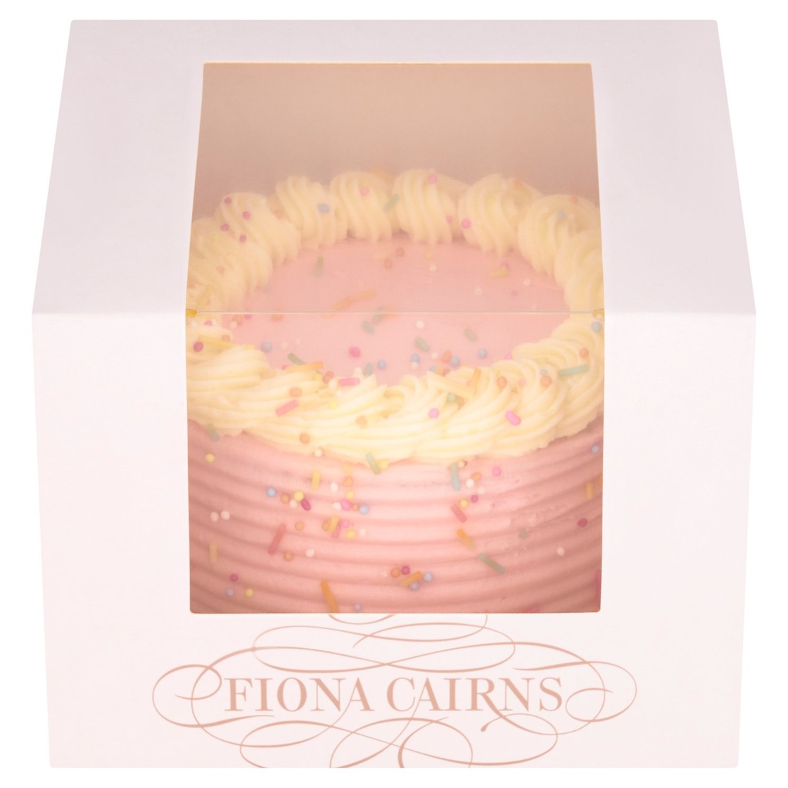 Fiona Cairns Mini Pink Boutique Cake (Serves 4) - Ocado