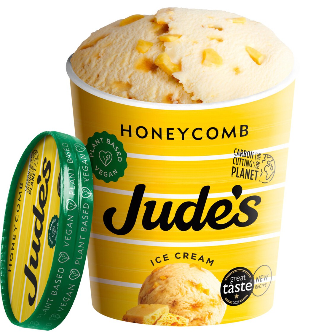 Jude's Vegan Honeycomb Ice Cream - Ocado