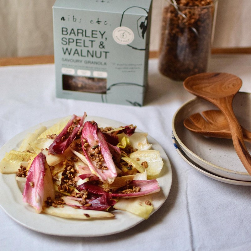 nibs etc. Barley, Spelt & Walnut savoury Granola - Ocado