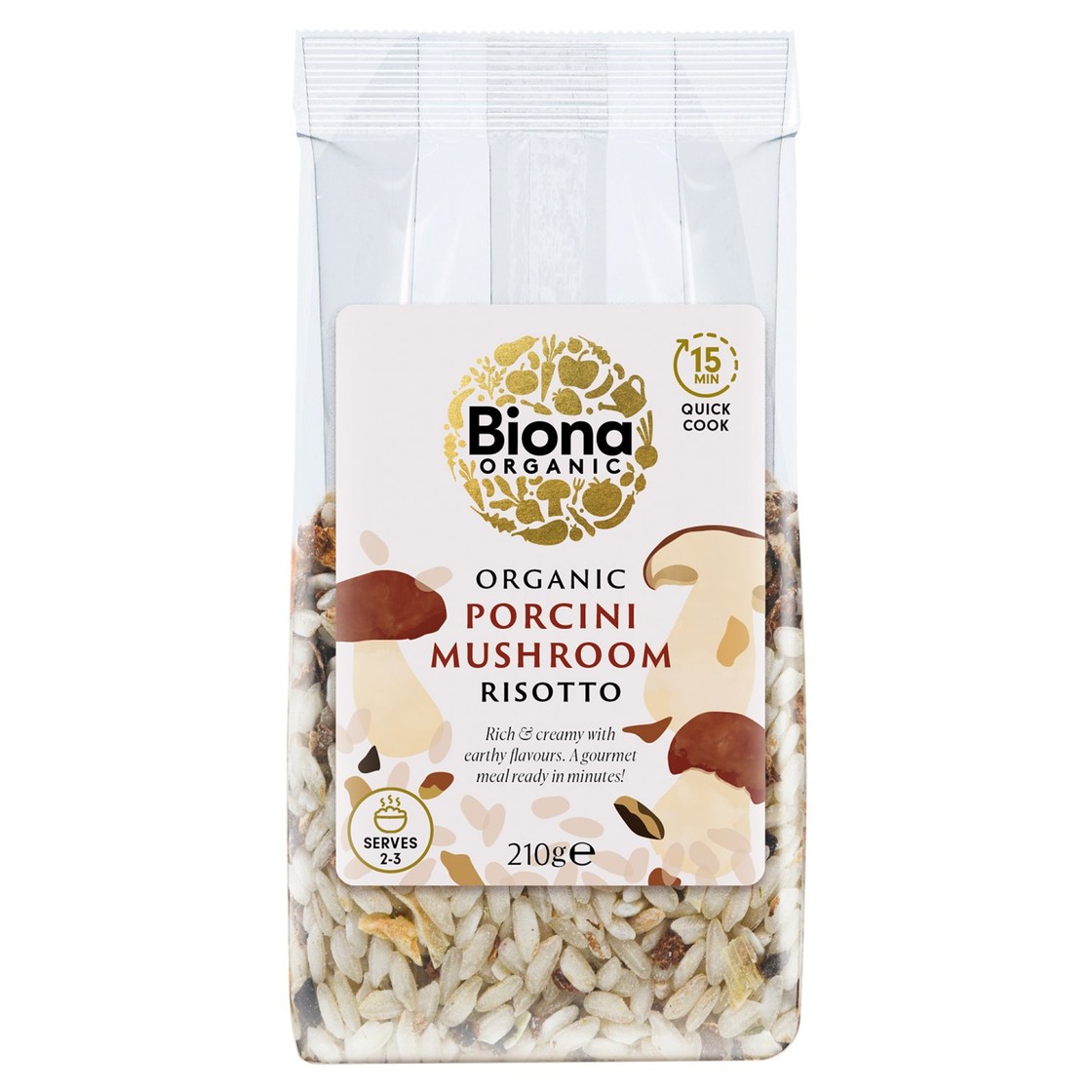 Biona Organic Porcini Mushroom Risotto - Ocado