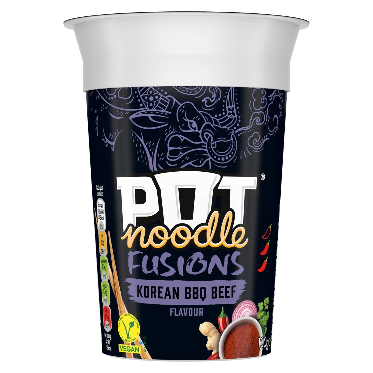 Pot Noodle Fusion Korean BBQ Beef - Ocado