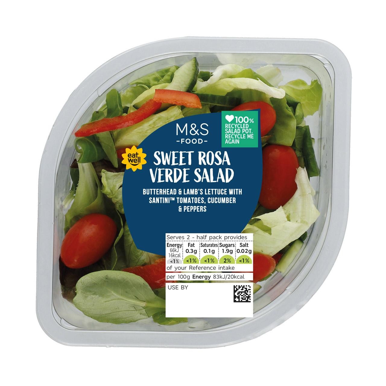 M&S Sweet Rosa Verde Side Salad - Ocado