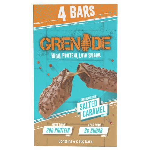 Grenade Bars Chocolate Chip Salted Caramel Bars Multipack - Ocado