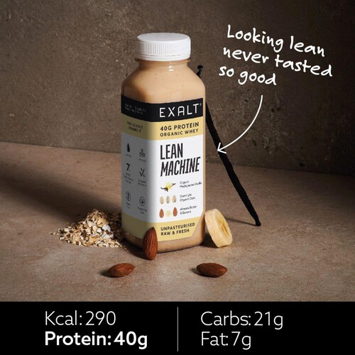 EXALT Lean Machine Fresh Protein Shake Organic Madagascan Vanilla - Ocado