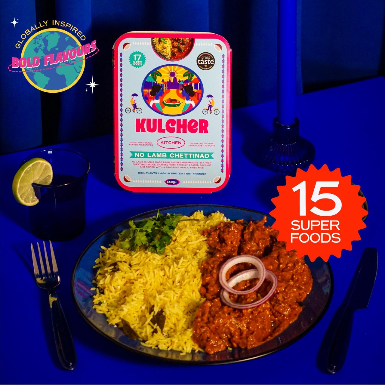 Kulcher No Lamb Chettinad with Garlic Fried Rice - Ocado
