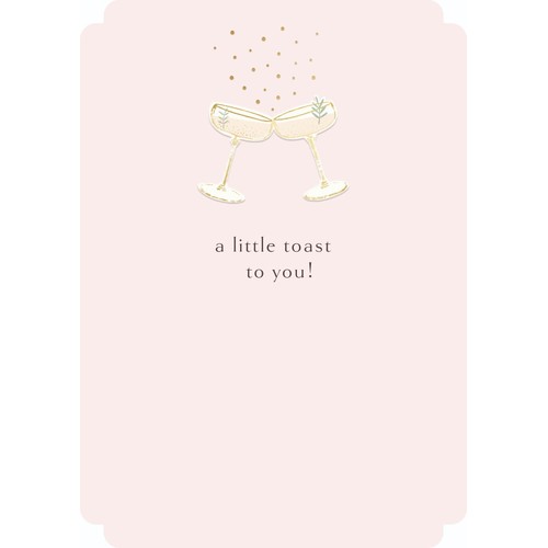Little Toast To You Congratulations Card - Ocado