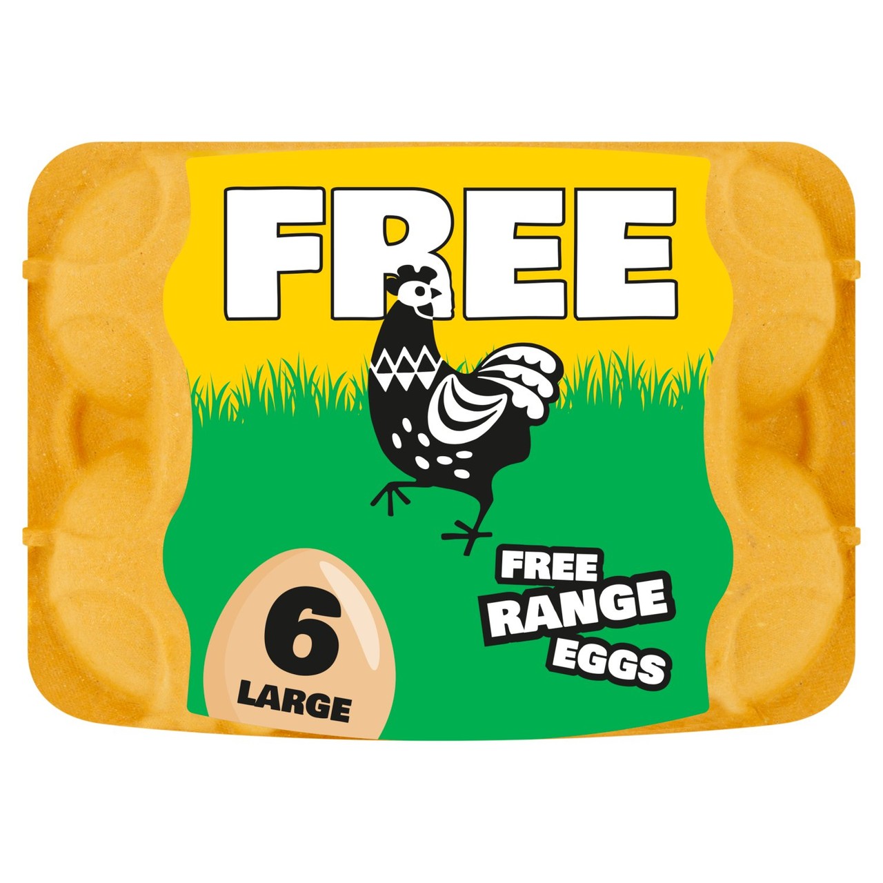 FREE 6 Large Free Range Eggs - Ocado