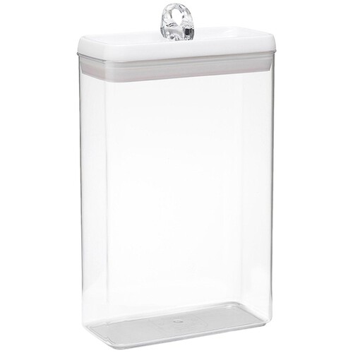 M&S Collection 4.4L Rectangular Flip-Tight Food Storage 'One Size White ...