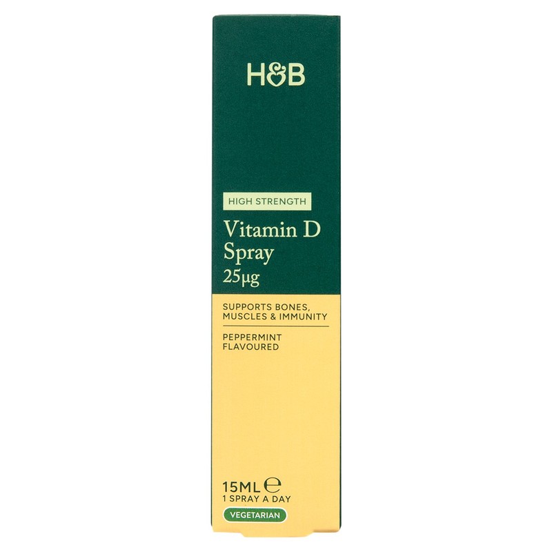 Holland & Barrett Vitamin D Spray 1000 I.U. 25ug Peppermint Flavour - Ocado