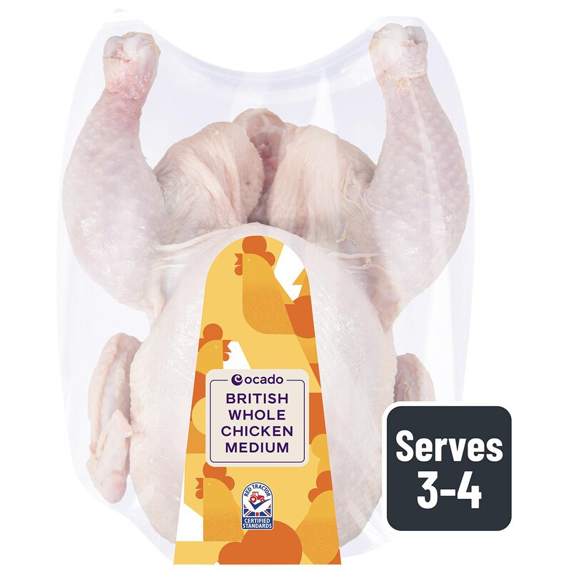 Ocado British Whole Chicken Medium - Ocado