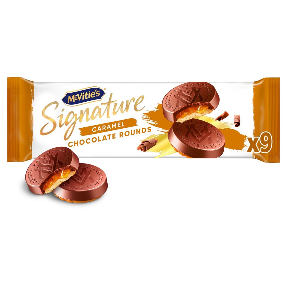 McVitie's Signature Caramel Chocolate Rounds Biscuits - Ocado