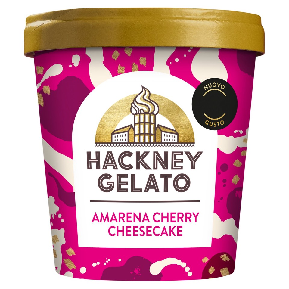 Hackney Gelato Amarena Cherry Cheesecake - Ocado