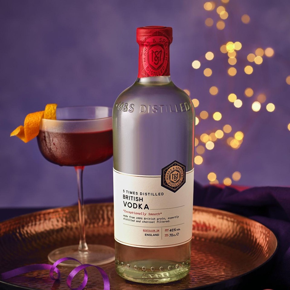 M&S Distilled 5 Times Distilled British Vodka - Ocado