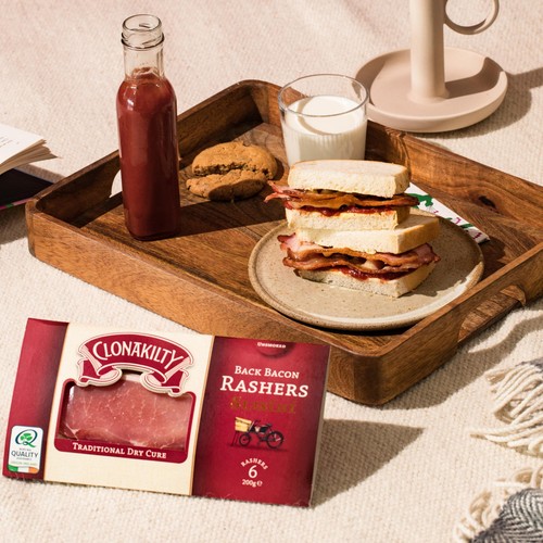 Clonakilty Irish Dry Cure 6 Unsmoked Back Bacon Rashers - Ocado