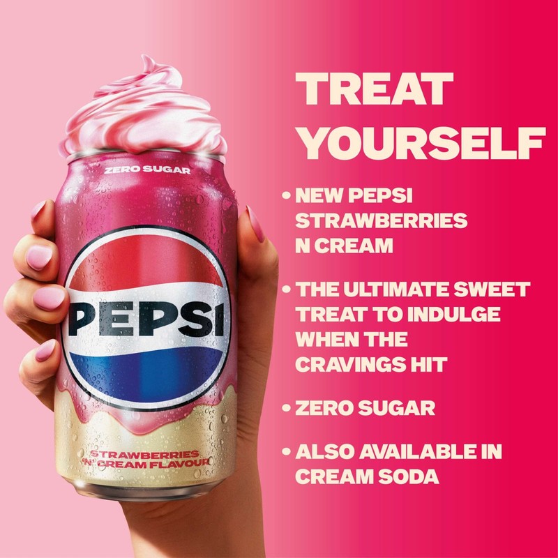 Pepsi Strawberries n Cream - Ocado