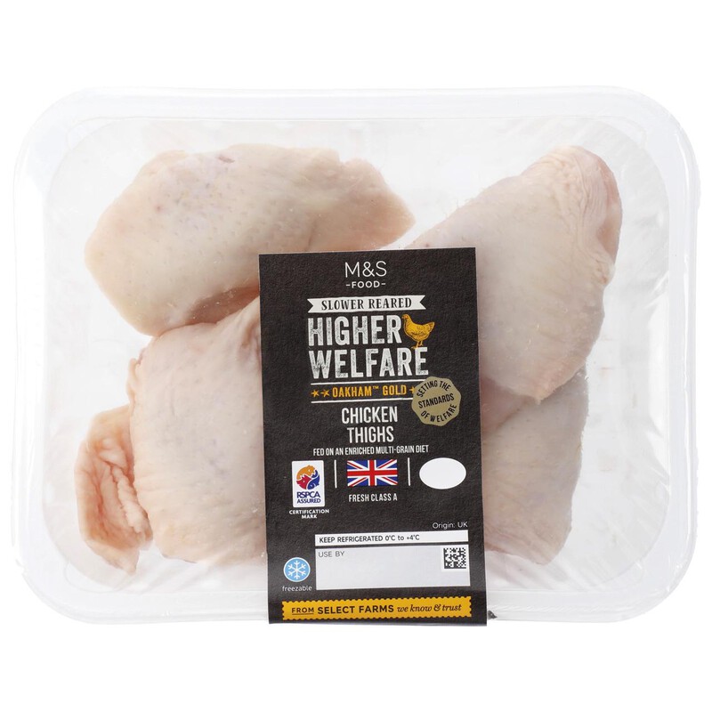 M&S Oakham Gold Chicken Thighs - Ocado