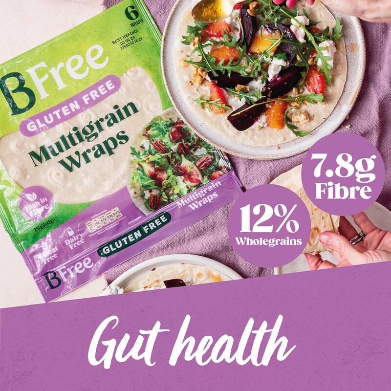 BFree Multigrain Plain Wraps - Ocado