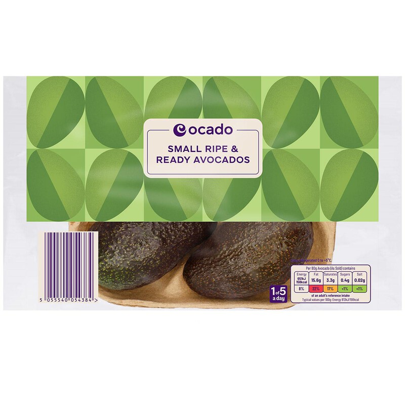 Ocado Small Ripe & Ready Hass Avocados - Ocado