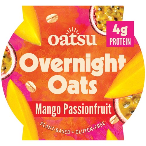 Oatsu Overnight Oats Mango Passionfruit - Ocado