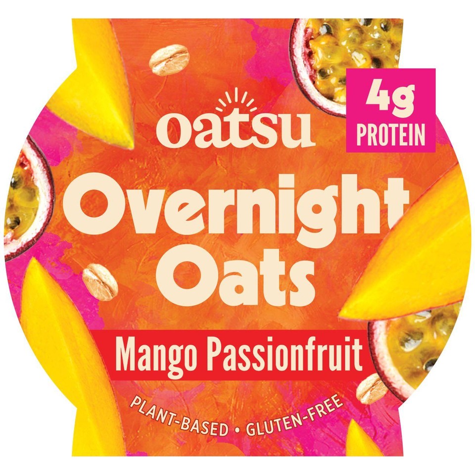 Oatsu Overnight Oats Mango Passionfruit - Ocado