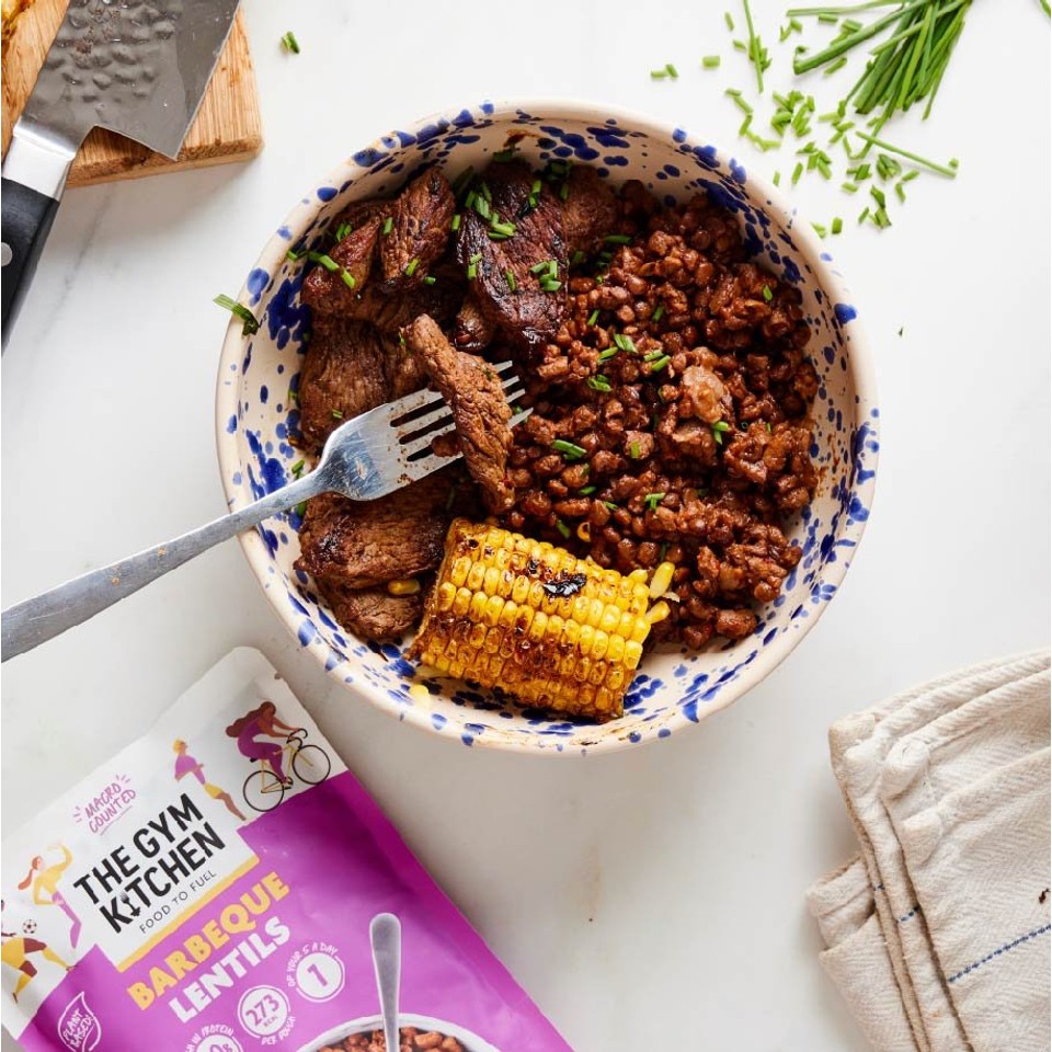 The Gym Kitchen BBQ Lentils - Ocado